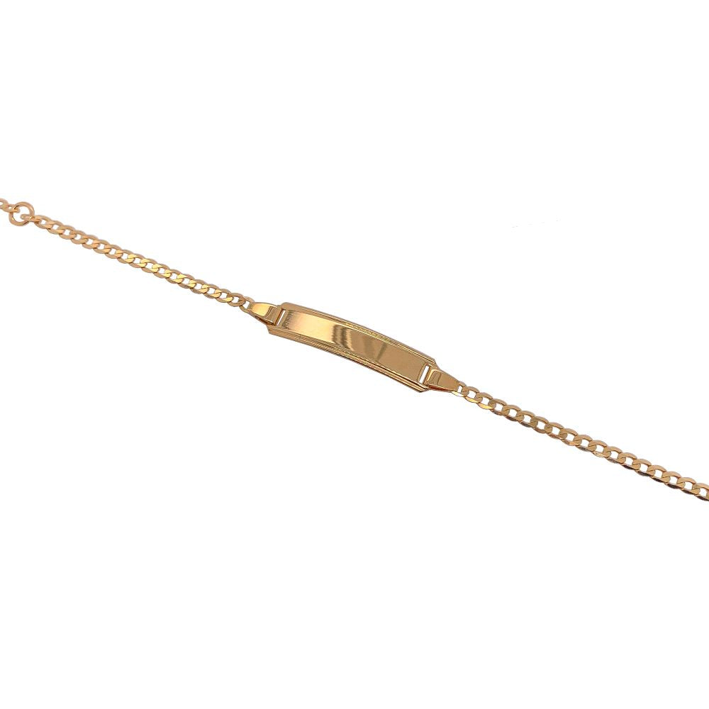 18ct Yellow Gold ID Bracelet – Oroginale Fine Jewellery